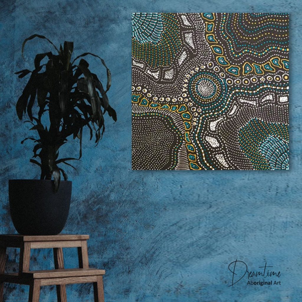 Bush Yam, My Mothers Country - Dreamtime Aboriginal Art